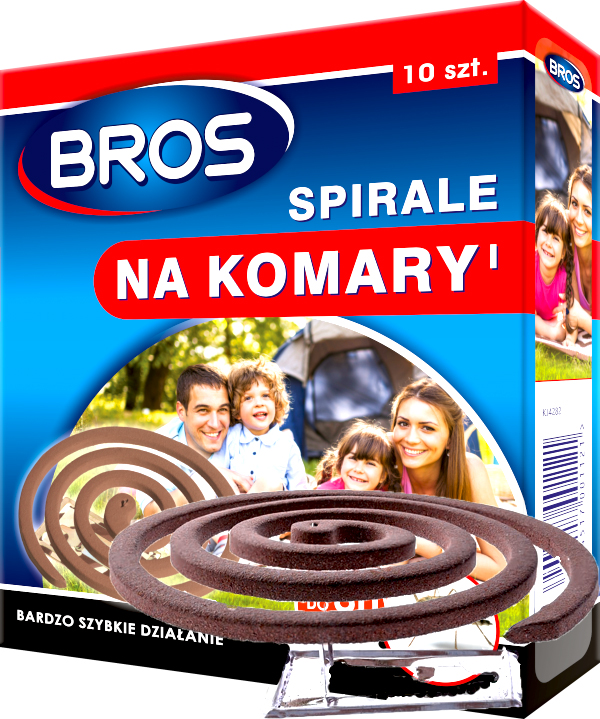 Bros - spirale na komary meszki 10 szt. - Bioires.pl - Wszystko do domu i ogrodu